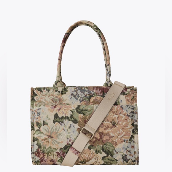 BEIS | Bags | Bis The Book Tote In Vintage Floral Like New | Poshmark